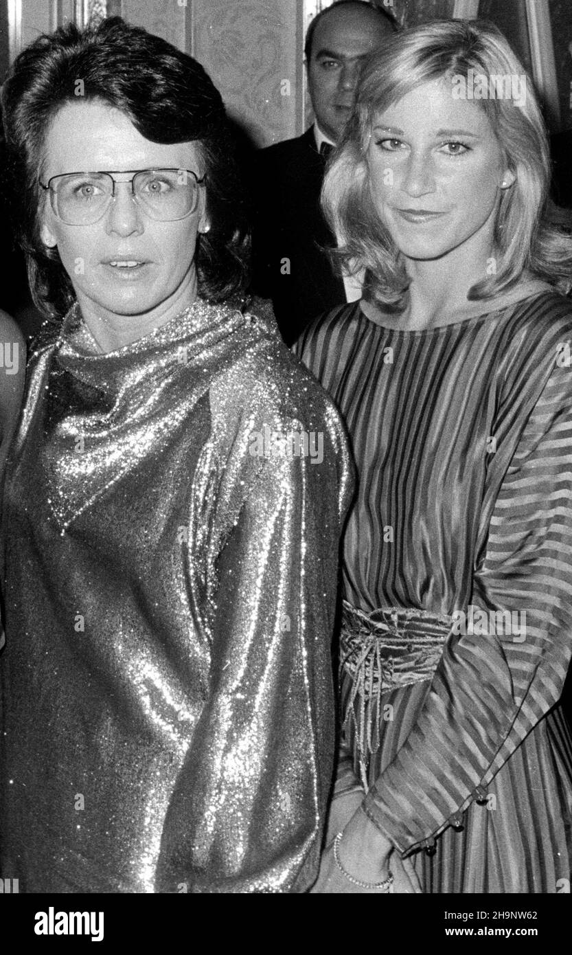 Billy jean king Black and White Stock Photos & Images - Alamy