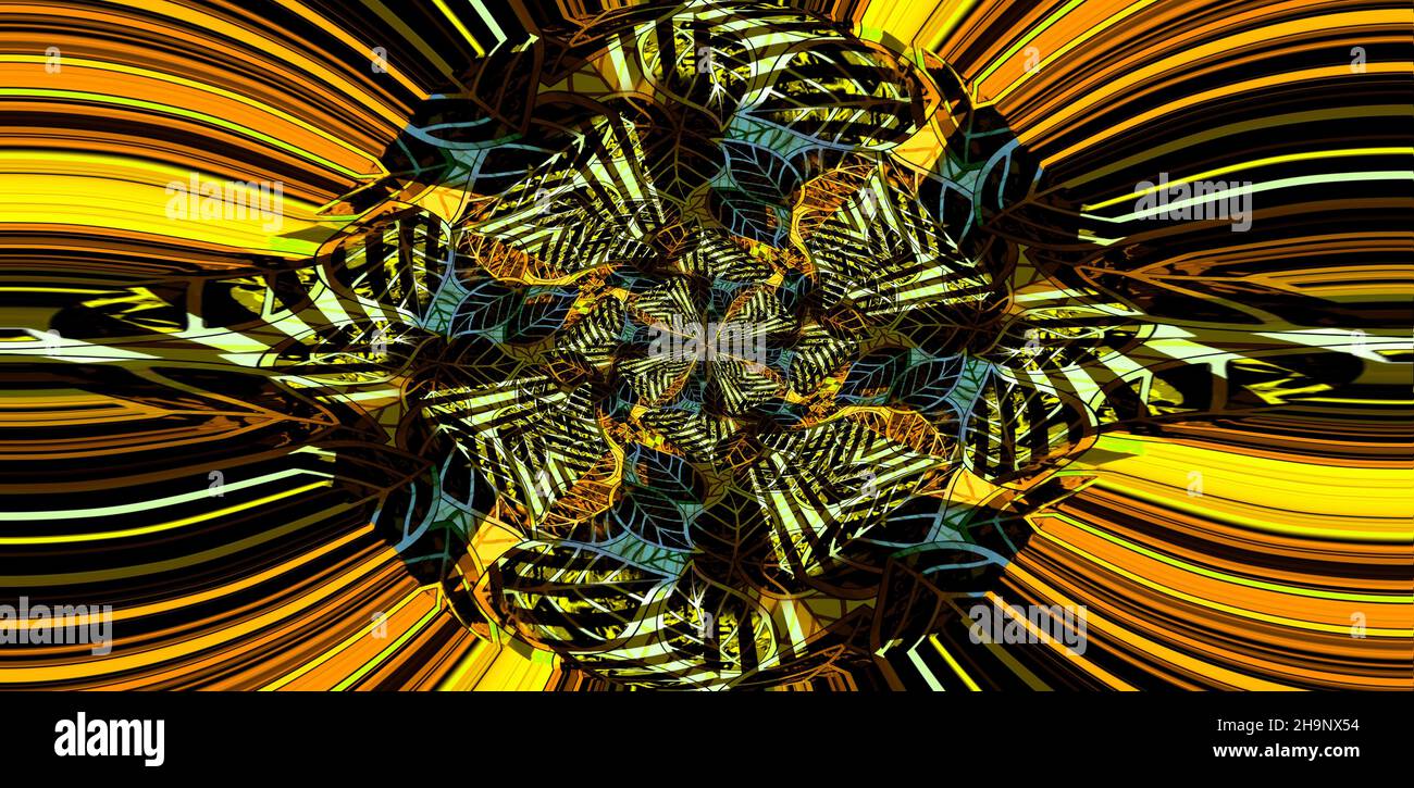 Textile rainbow glitch artistic collage texture background. Irregular ...