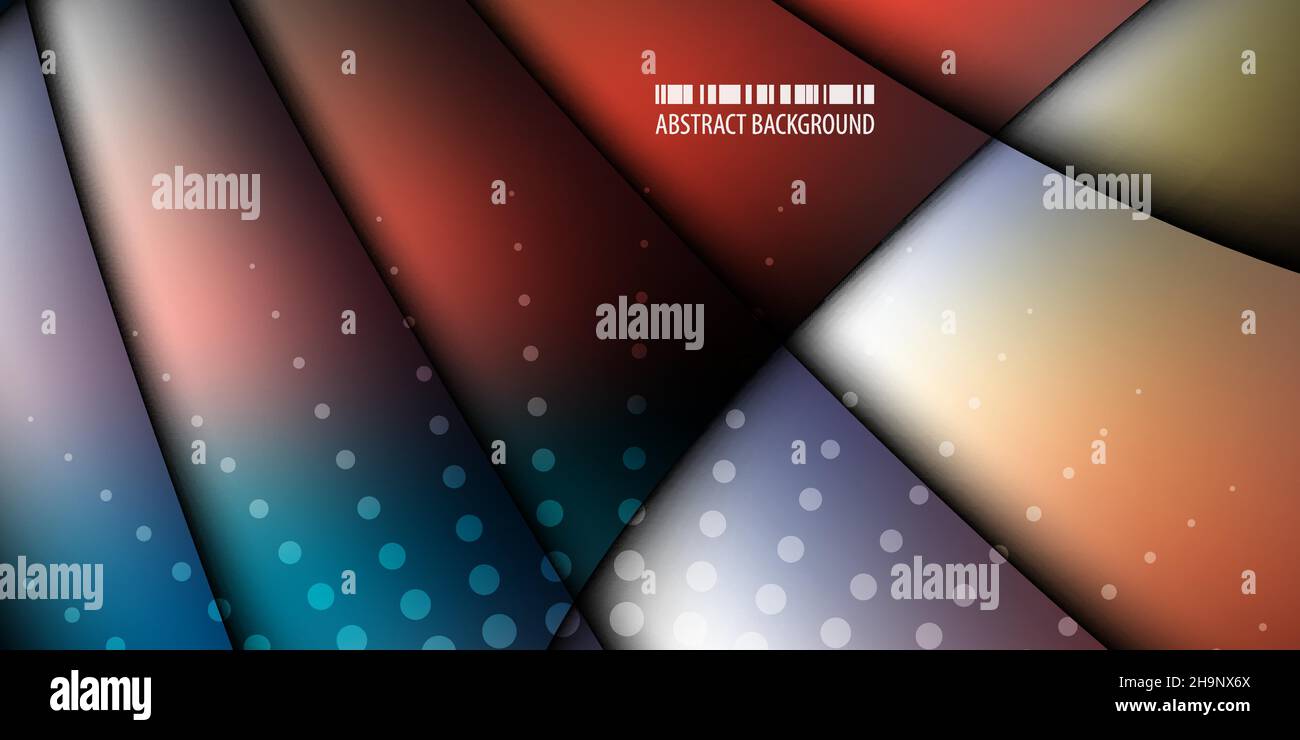 Abstract colorful background graphics template with blended multiple ...