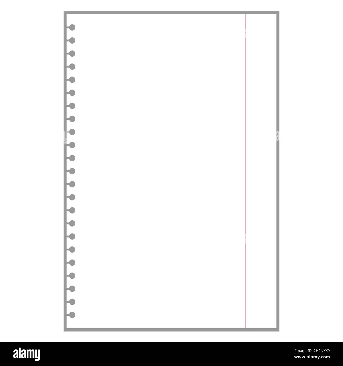 White notepad Stock Vector Images - Alamy