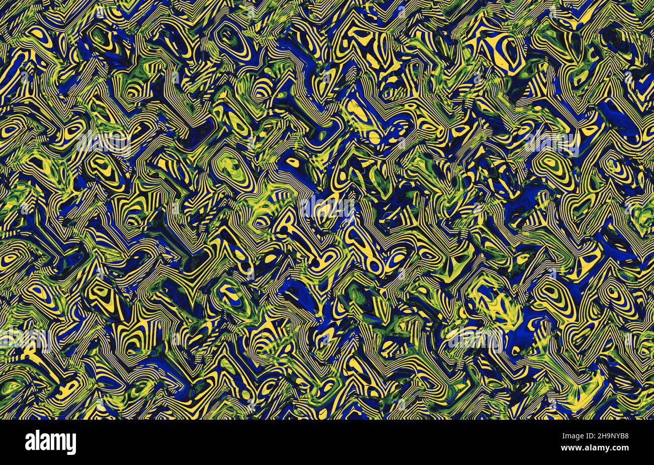 Textile rainbow glitch artistic collage texture background. Irregular ...