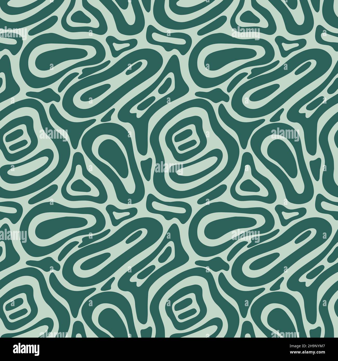 organic smooth shapes seamless pattern, simple background for wrapping ...