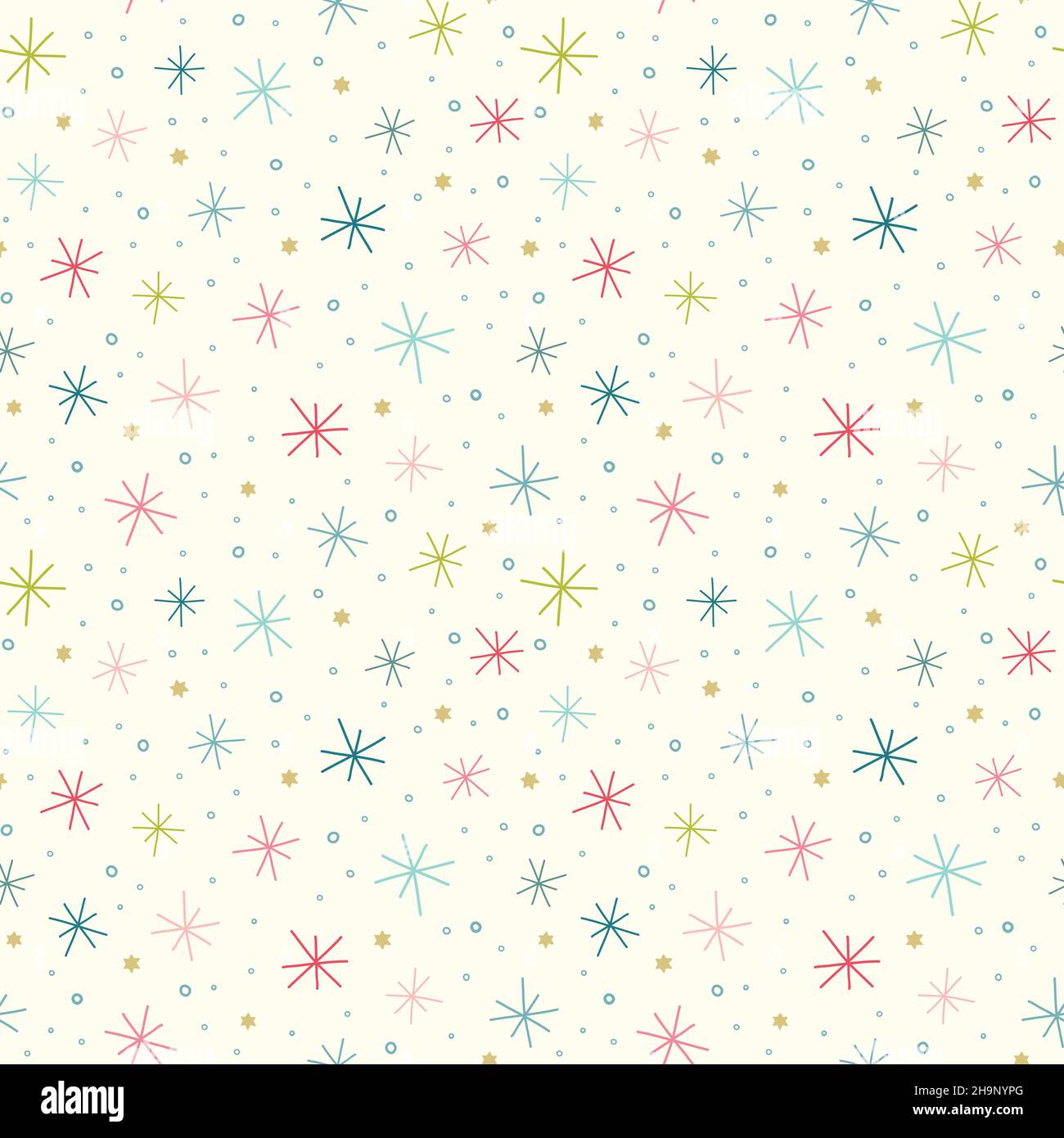 Star pattern vector background. Cute festive seamless pattern of ...