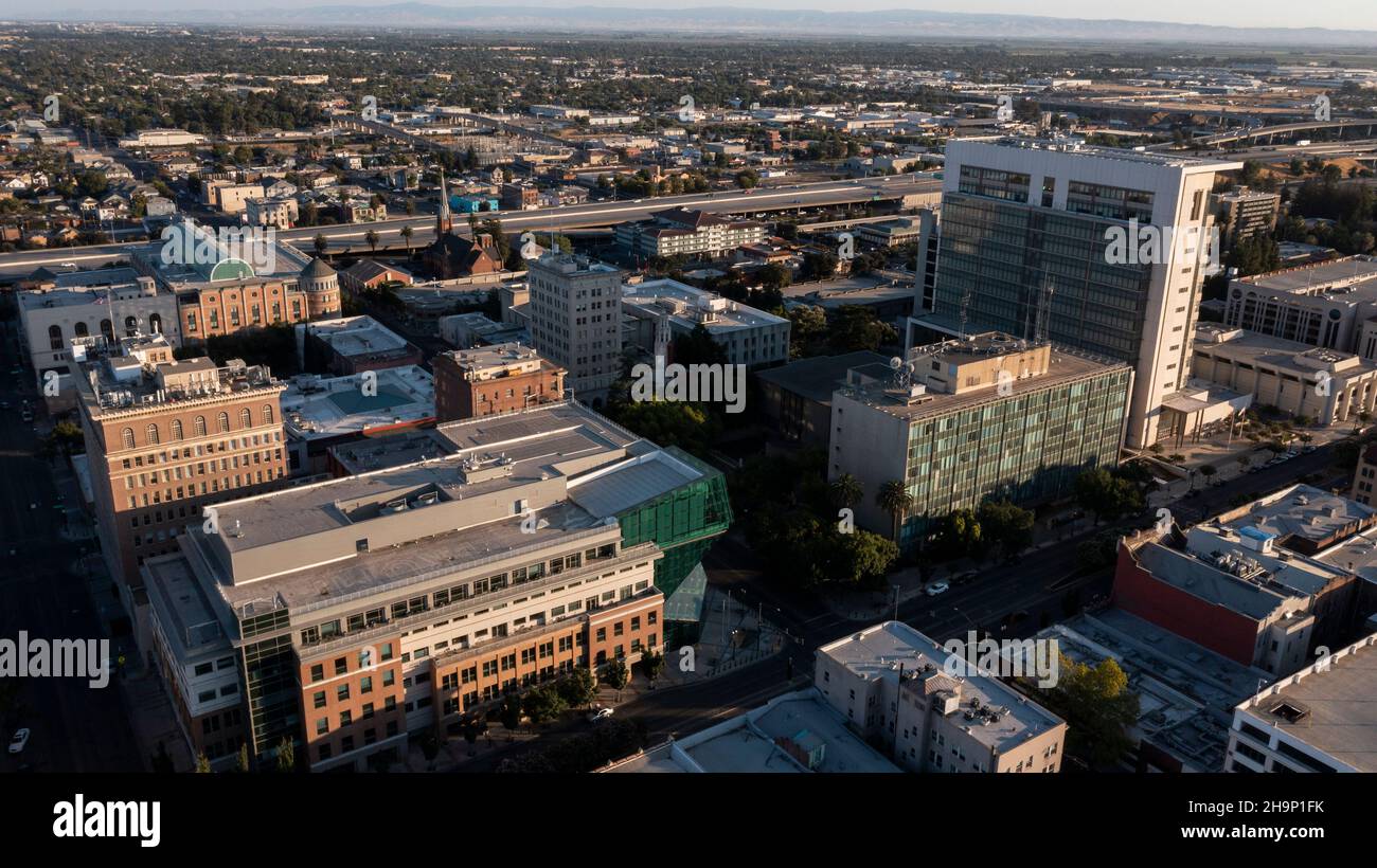 Stockton california aerial hi-res stock photography and images - Alamy