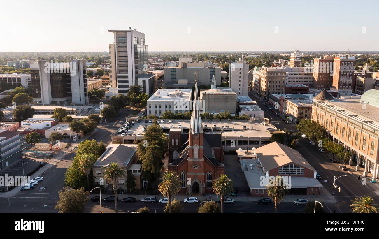 Stockton california aerial hi-res stock photography and images - Alamy