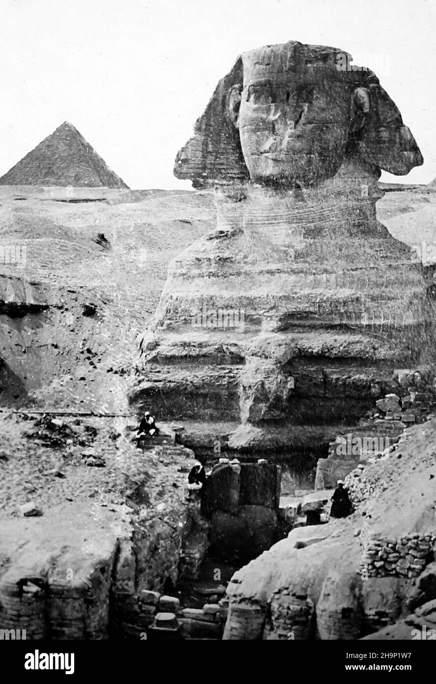 The Sphinx, Egypt, Victorian period Stock Photo - Alamy