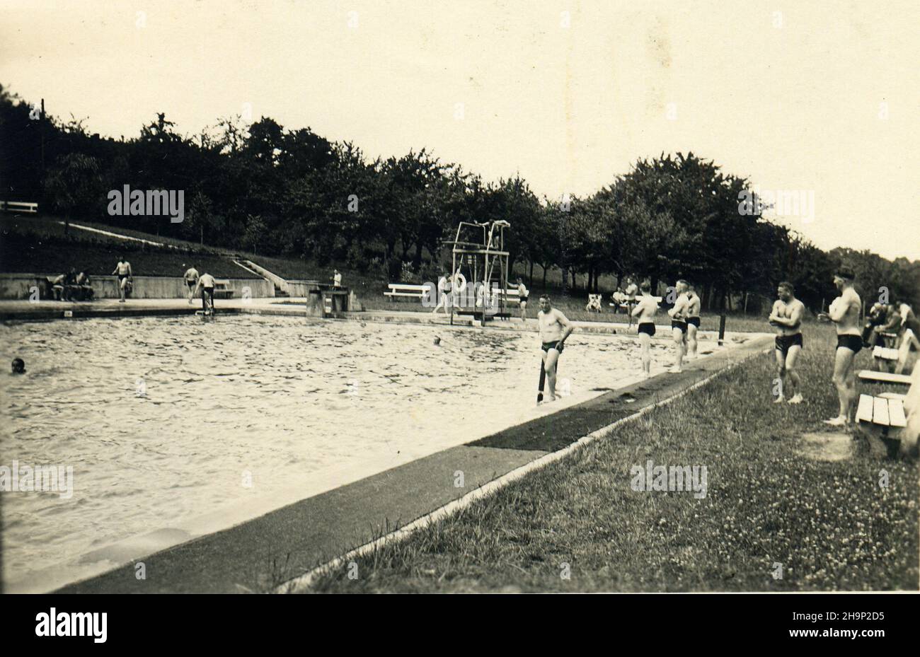 WW2 - WWII- peoples in Bad Rappenau spa, Stuttgart, Baden-Württemberg ...