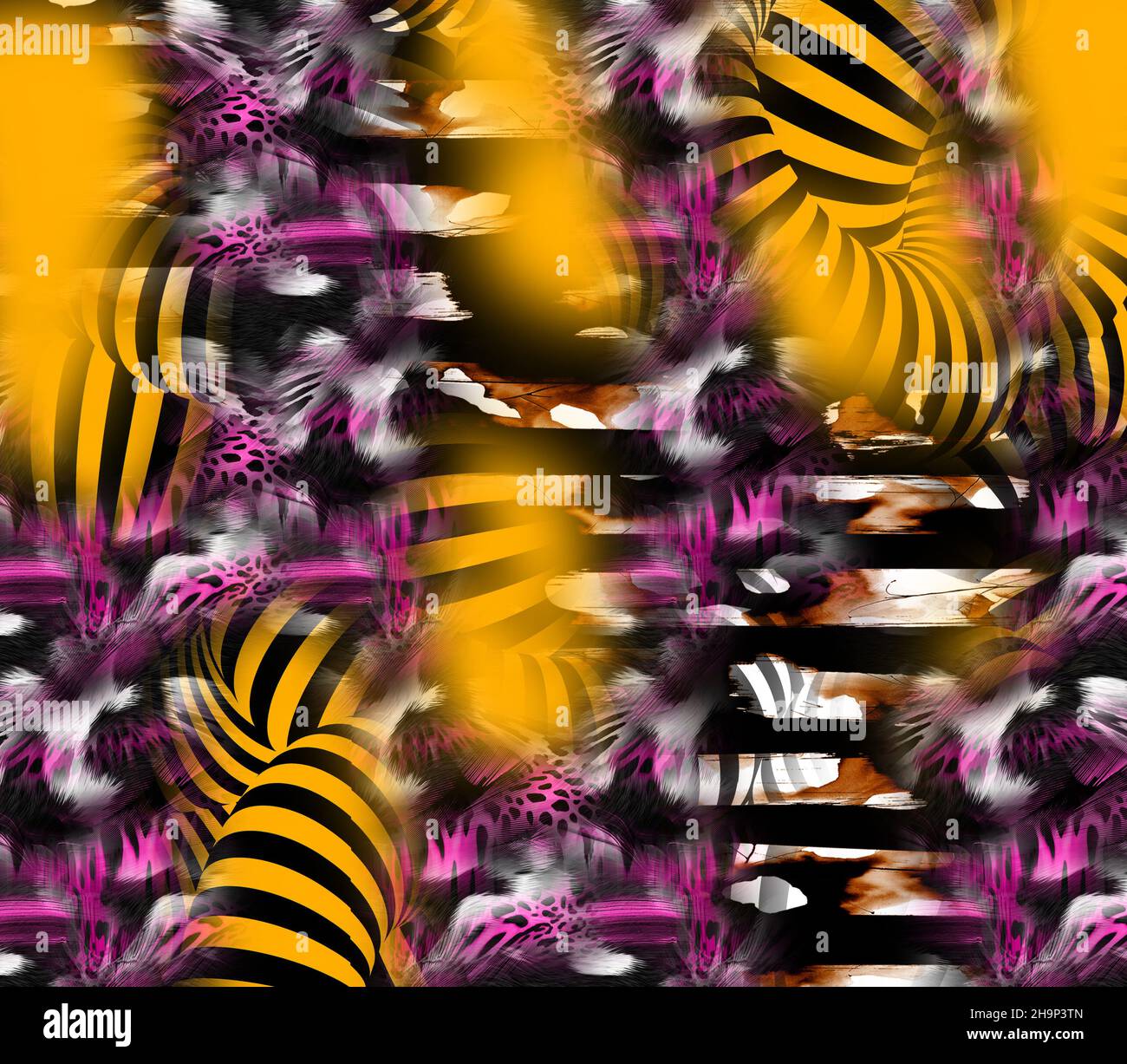 Colorful pattern background with feathers.Traditional folk fashion ...