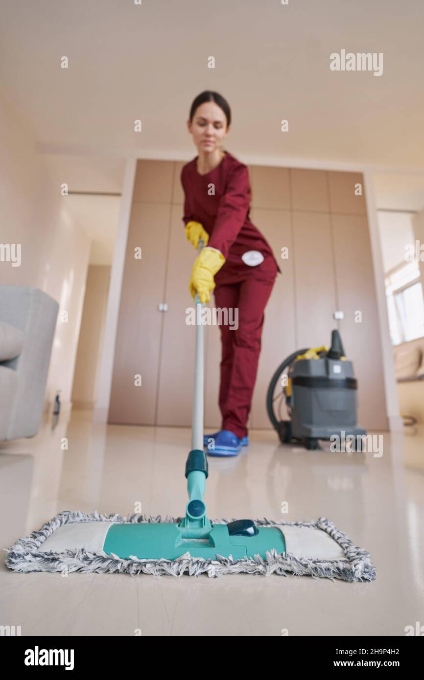 Janitor mopping hi-res stock photography and images - Alamy