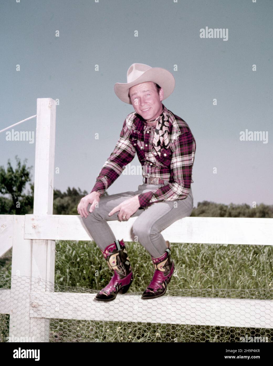 Roy Rogers poses for a portrait circa 1955 in Los Angeles, California ...