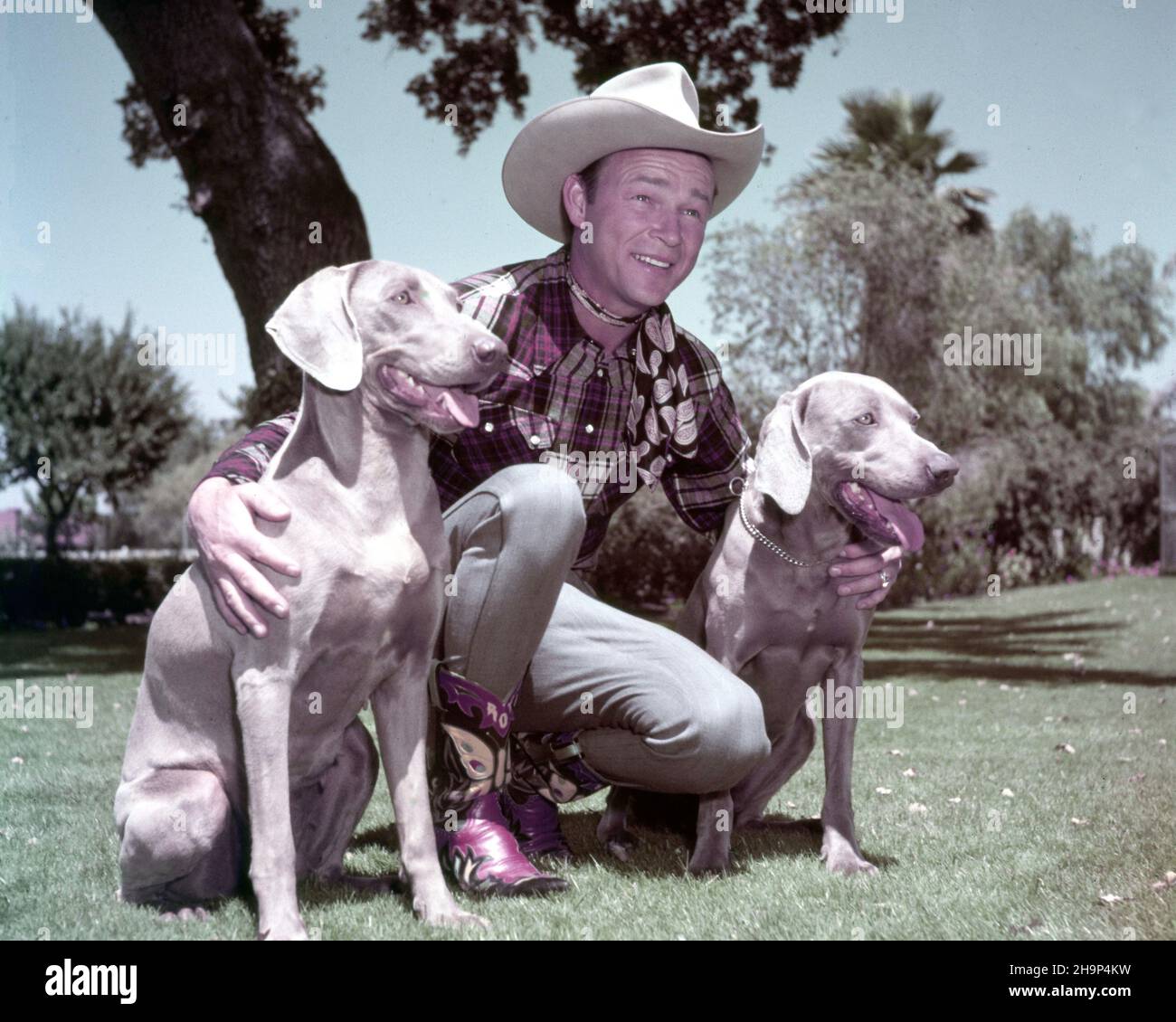 Roy Rogers poses for a portrait circa 1955 in Los Angeles, California ...