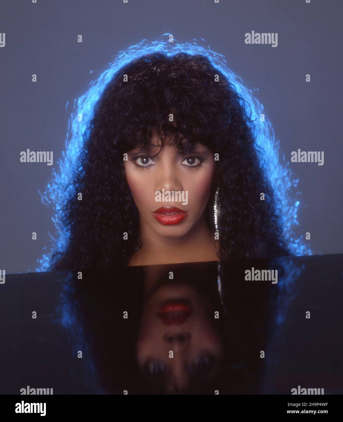 Donna Summer poses for a portrait mid 1980's in Los Angeles, California ...
