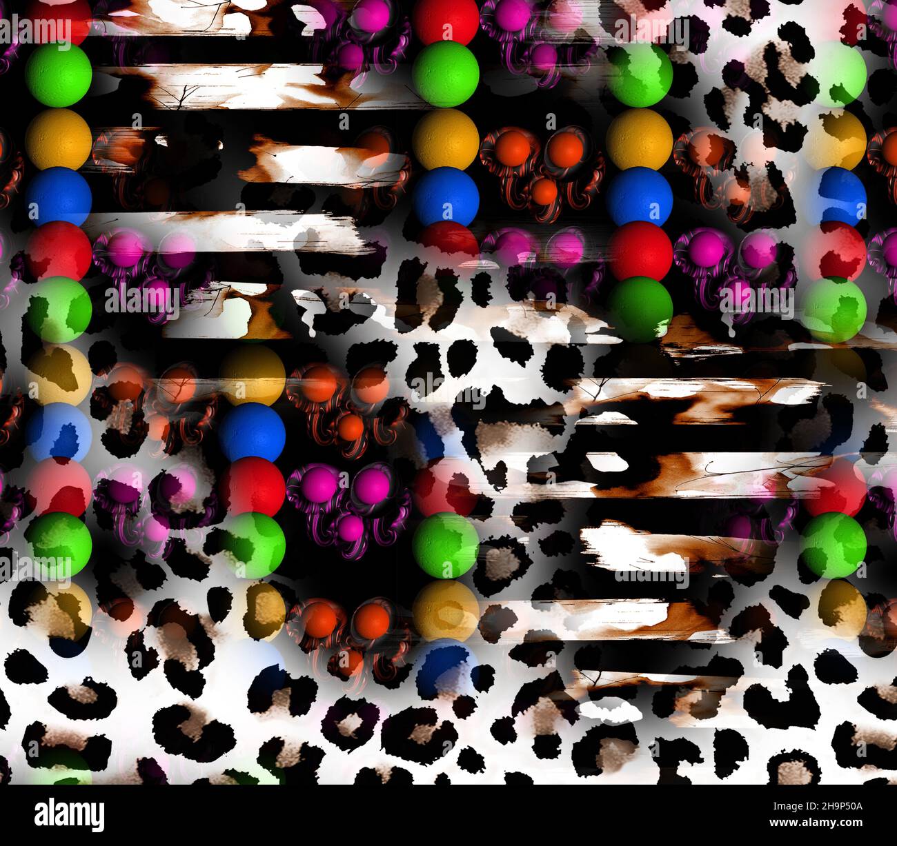 Colorful pattern background with feathers.Traditional folk fashion ...