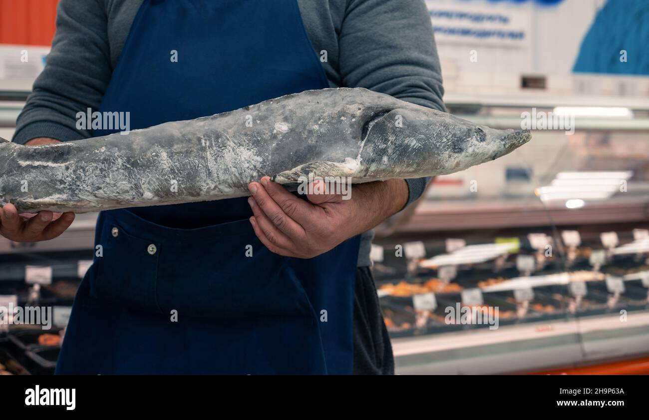 Russian fishmonger hi-res stock photography and images - Alamy