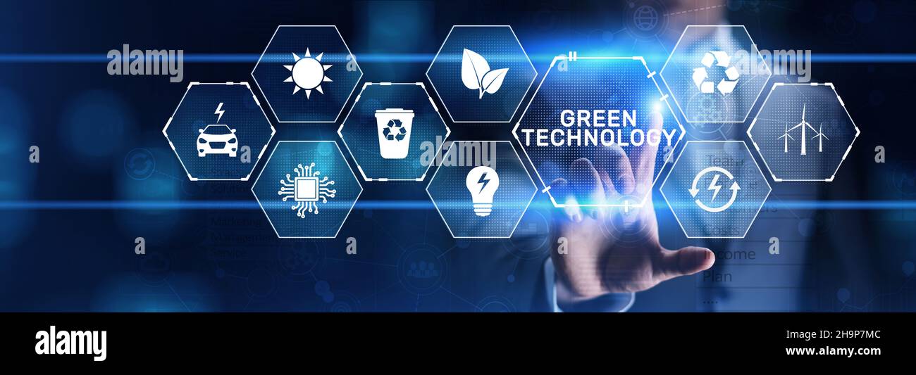 Green technology renewable energy eco friendly ecology saving zero ...