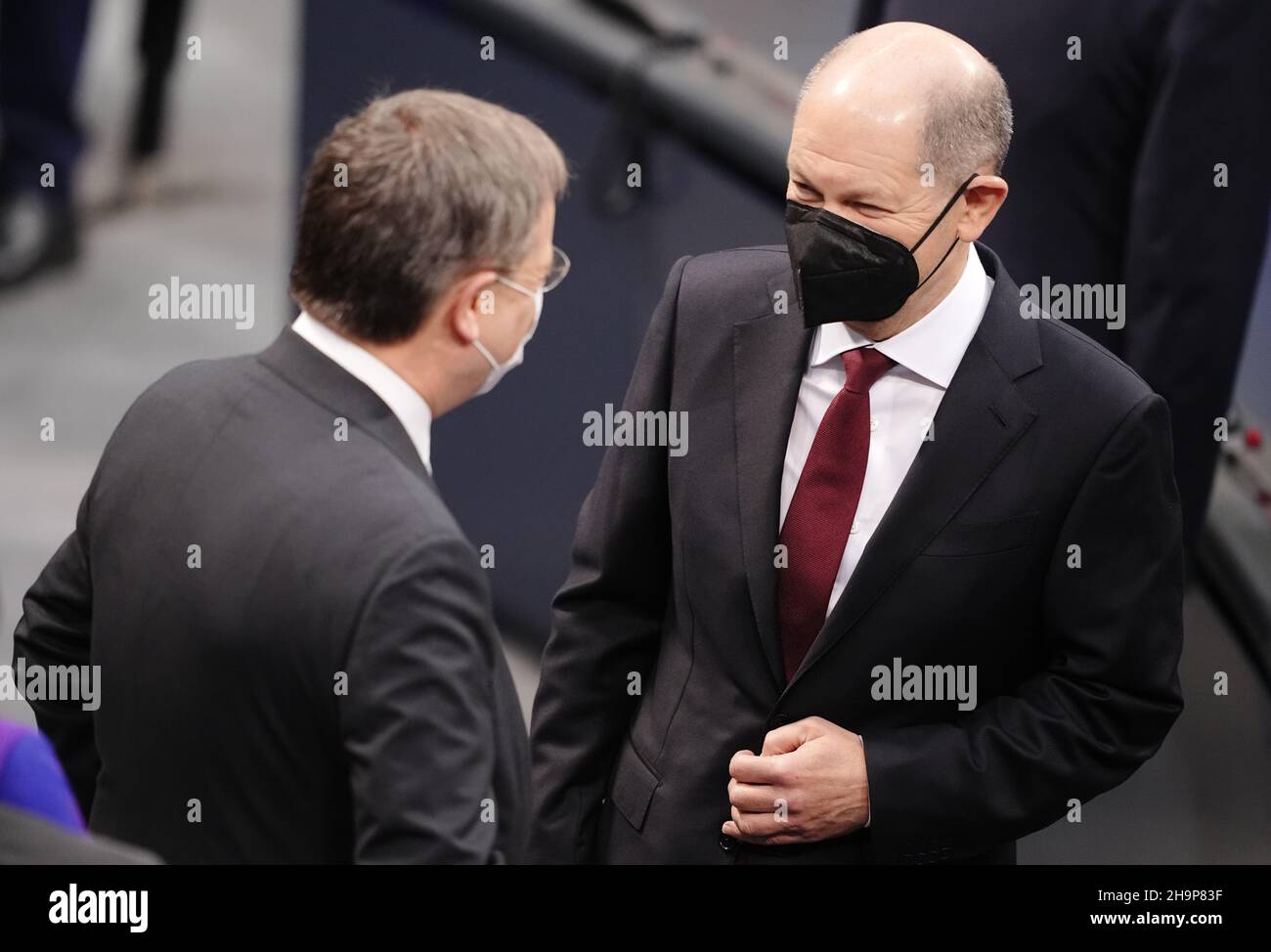 Berlin, Germany. 08th Dec, 2021. Armin Laschet (l), CDU Federal ...
