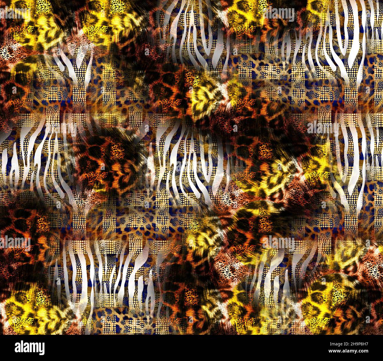 Multicolor Halftone Dots Pattern Texture Backgroundconcentric Circles
