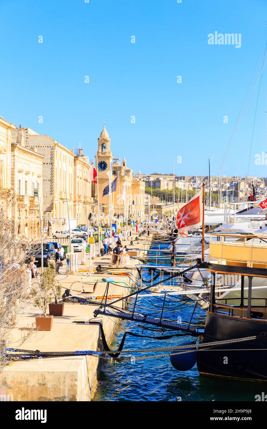 Flag of the order of knights of malta hi-res stock photography and ...