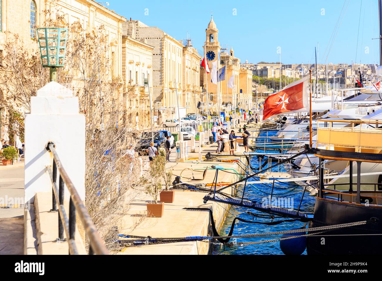 Flag of the order of knights of malta hi-res stock photography and ...