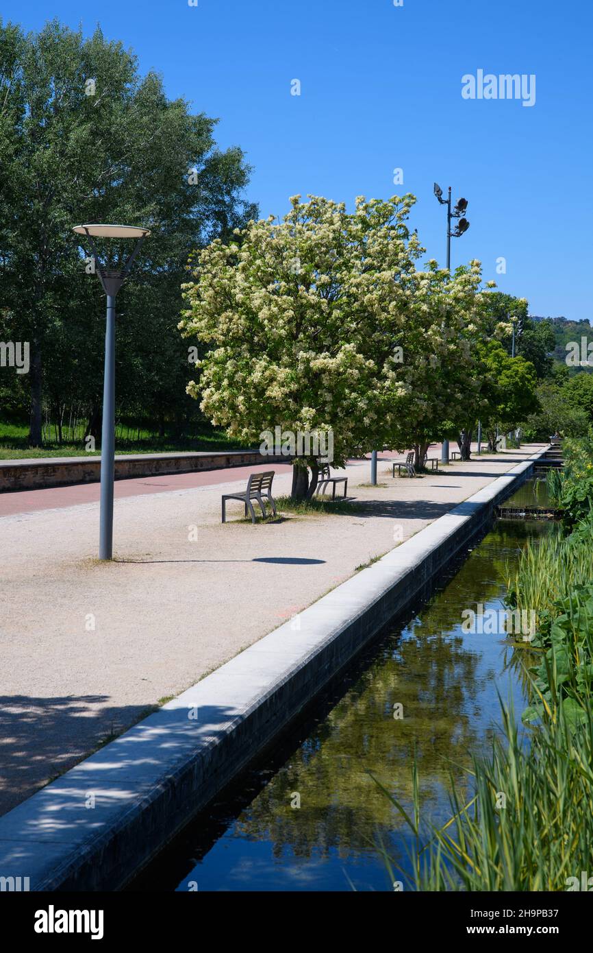 Lyon (central-eastern France): the Henry-Chabert Park, formerly Gerland ...