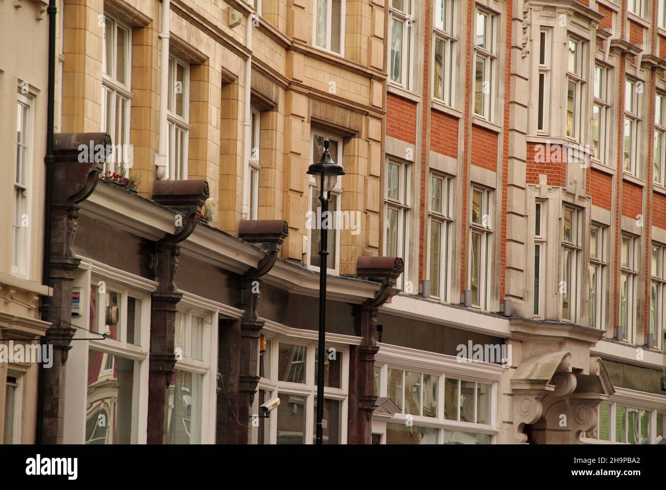 View of vintage building exteriors in London, UK Stock Photo - Alamy