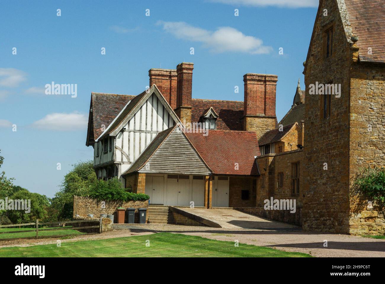 North range, The Manor House at Ashby St Ledgers, Northamptonshire, UK ...
