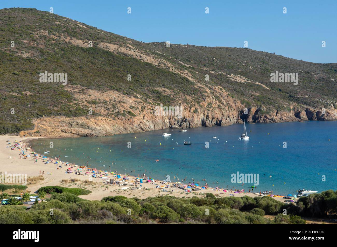 Piana, Corse-du-Sud department (southern Corsica): Arone Beach Stock ...