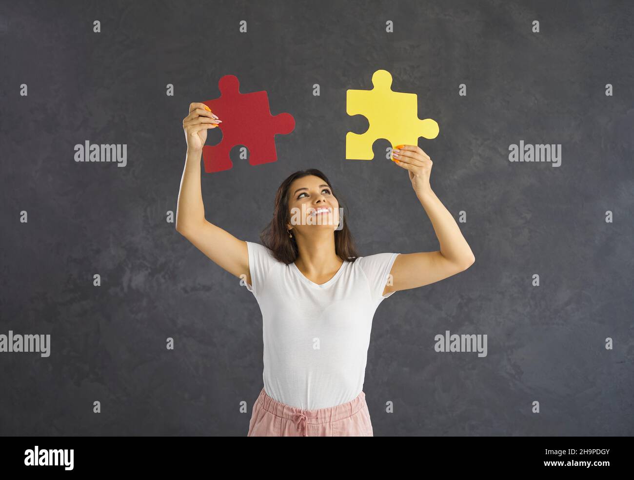 Connect and smile hi-res stock photography and images - Alamy