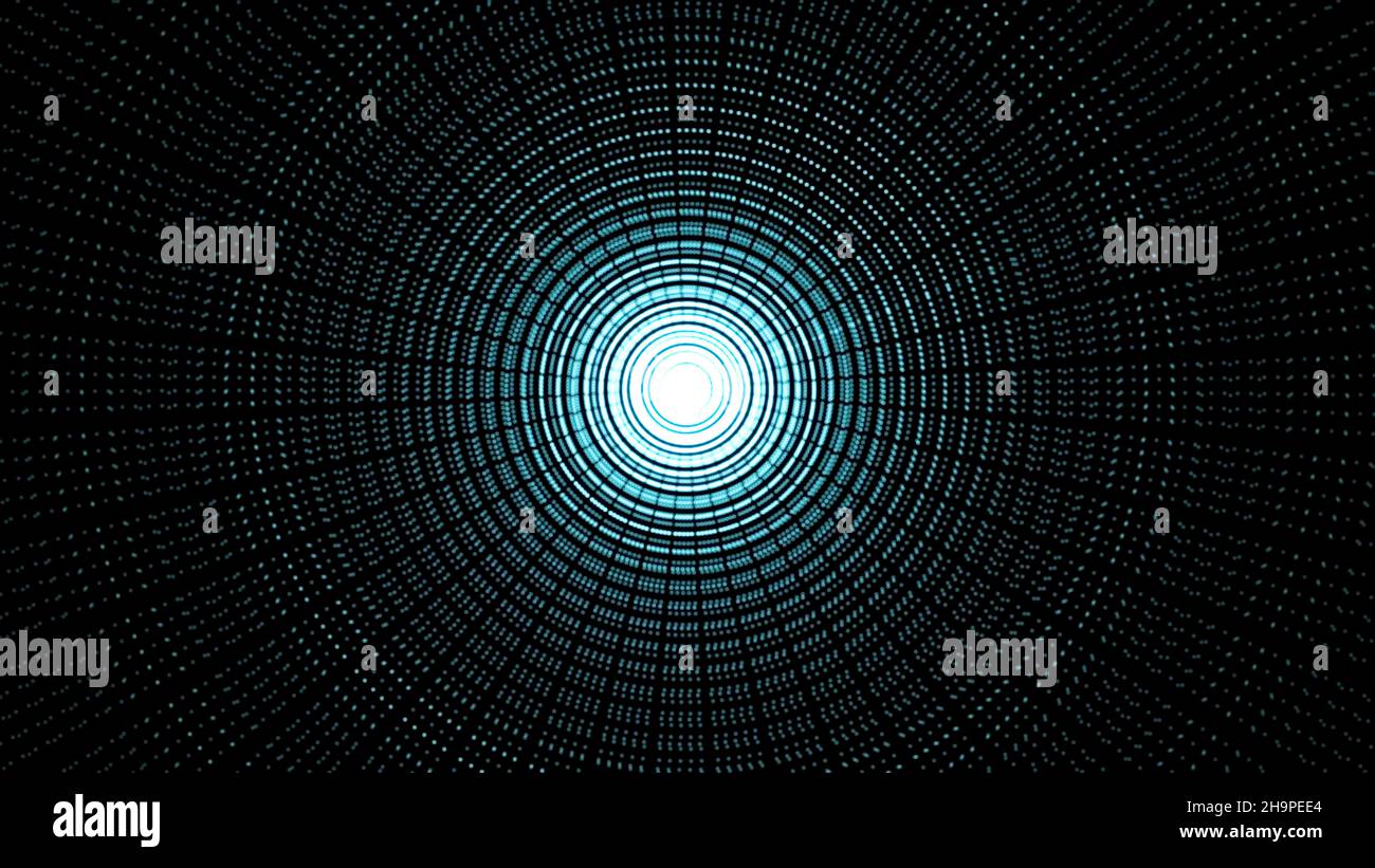 Abstract Background With Animated Circular Motion Animation Of