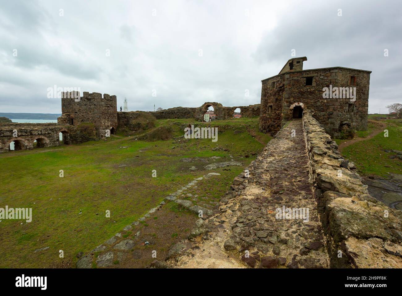 Rumelifeneri, Istanbul, December 23, 2012: Rumelifeneri Castle, locally ...