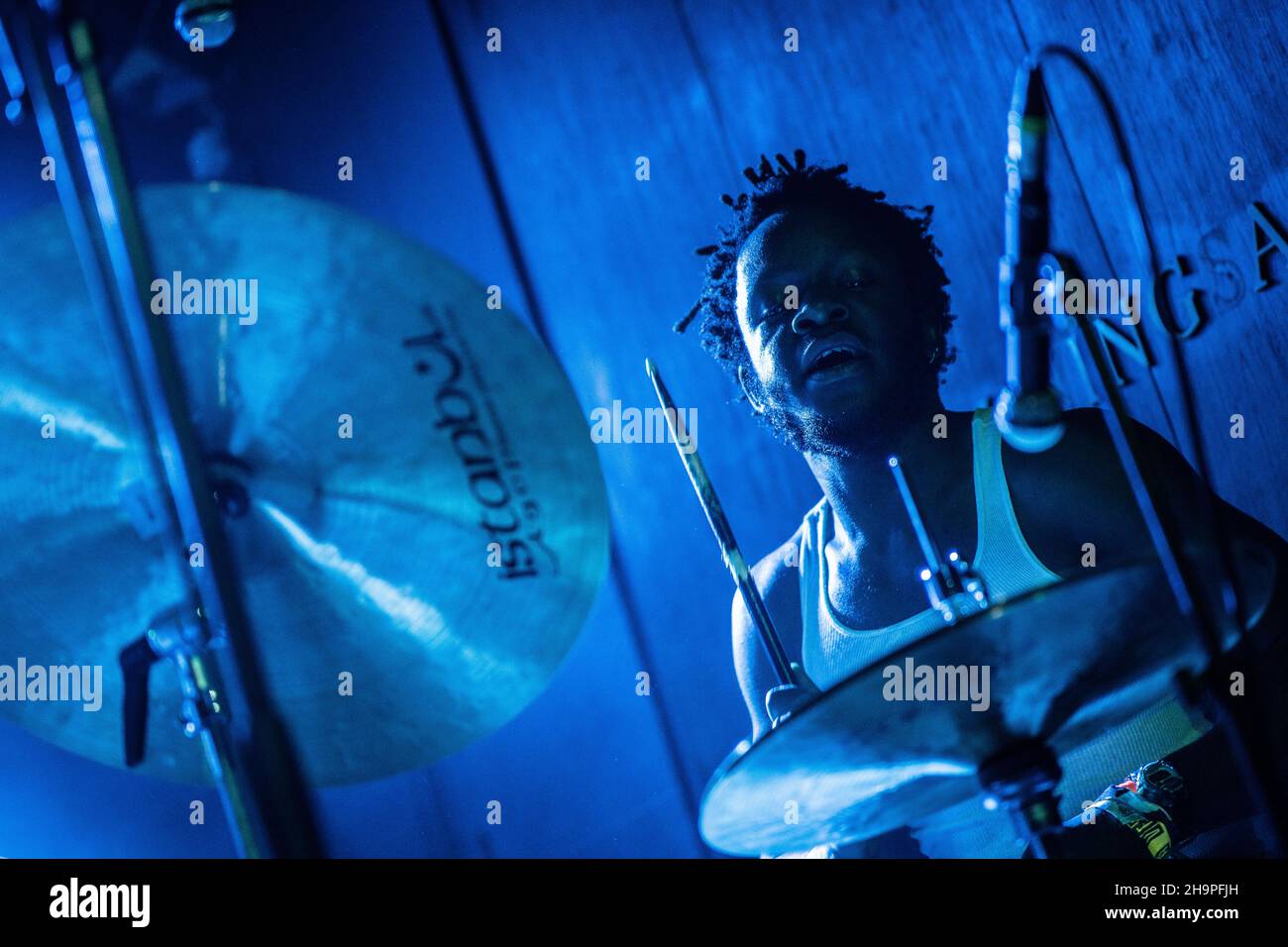 Copenhagen, Denmark. 06th, December 2021. The British band Black Midi ...