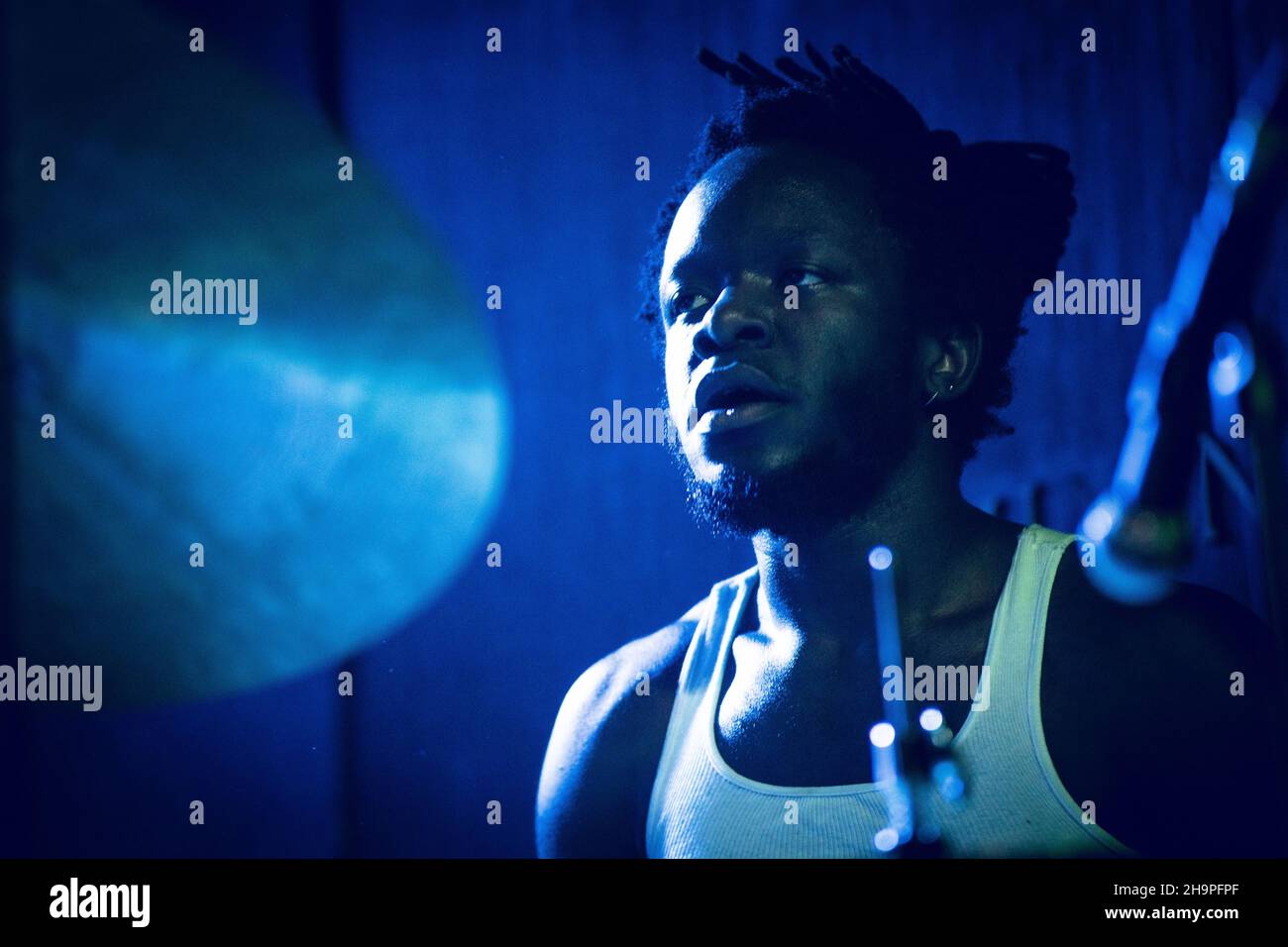 Copenhagen, Denmark. 06th, December 2021. The British band Black Midi ...