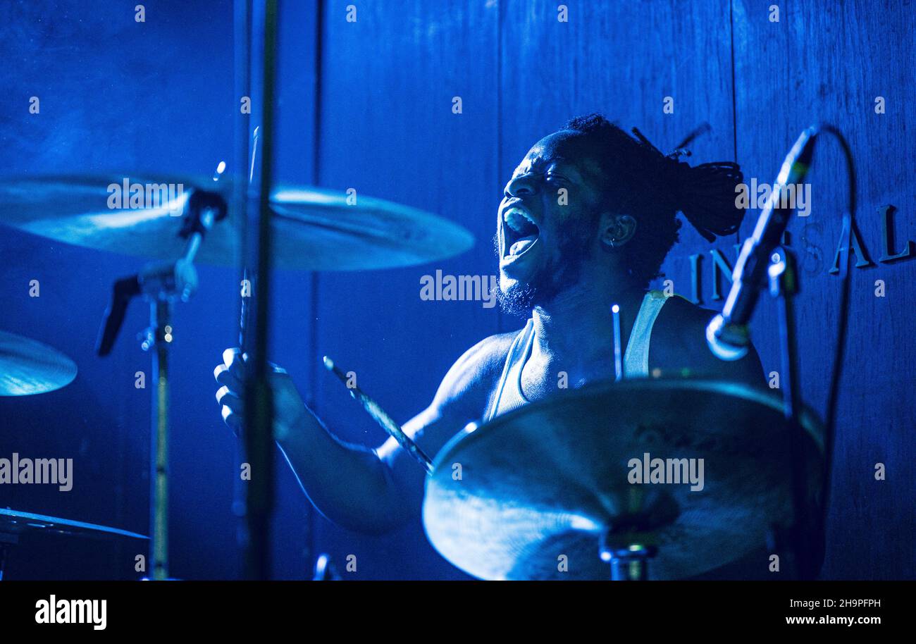 Copenhagen, Denmark. 06th, December 2021. The British band Black Midi ...