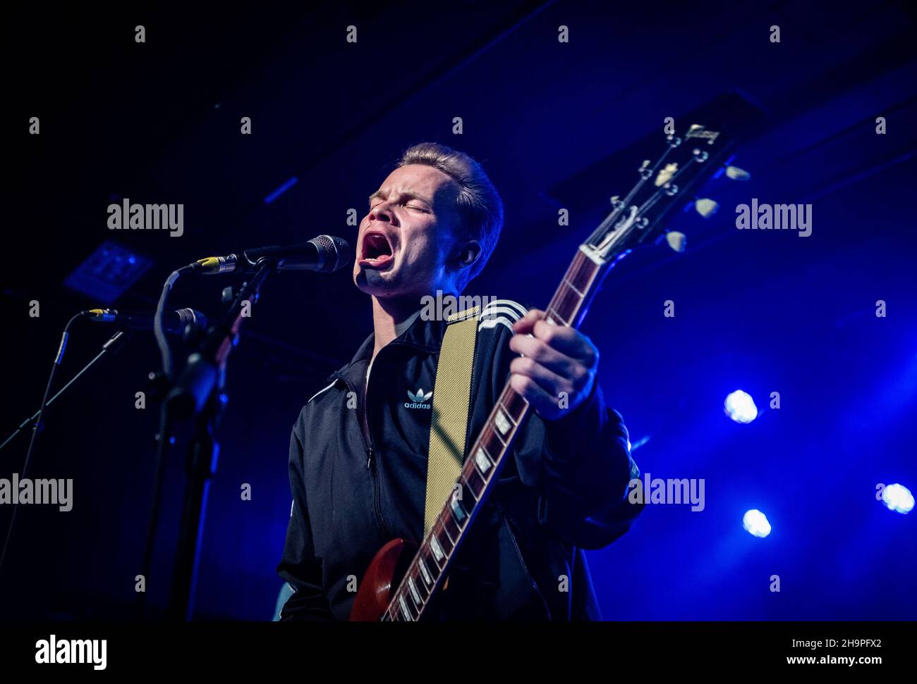 Copenhagen, Denmark. 06th, December 2021. The British band Black Midi ...
