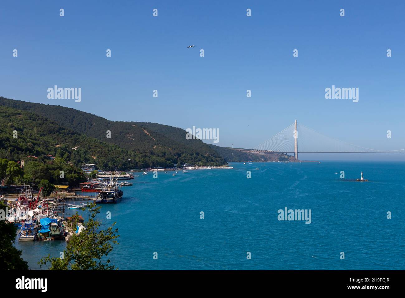 Third Bridge at Istanbul, Yavuz Sultan Selim Bridge Stock Photo - Alamy