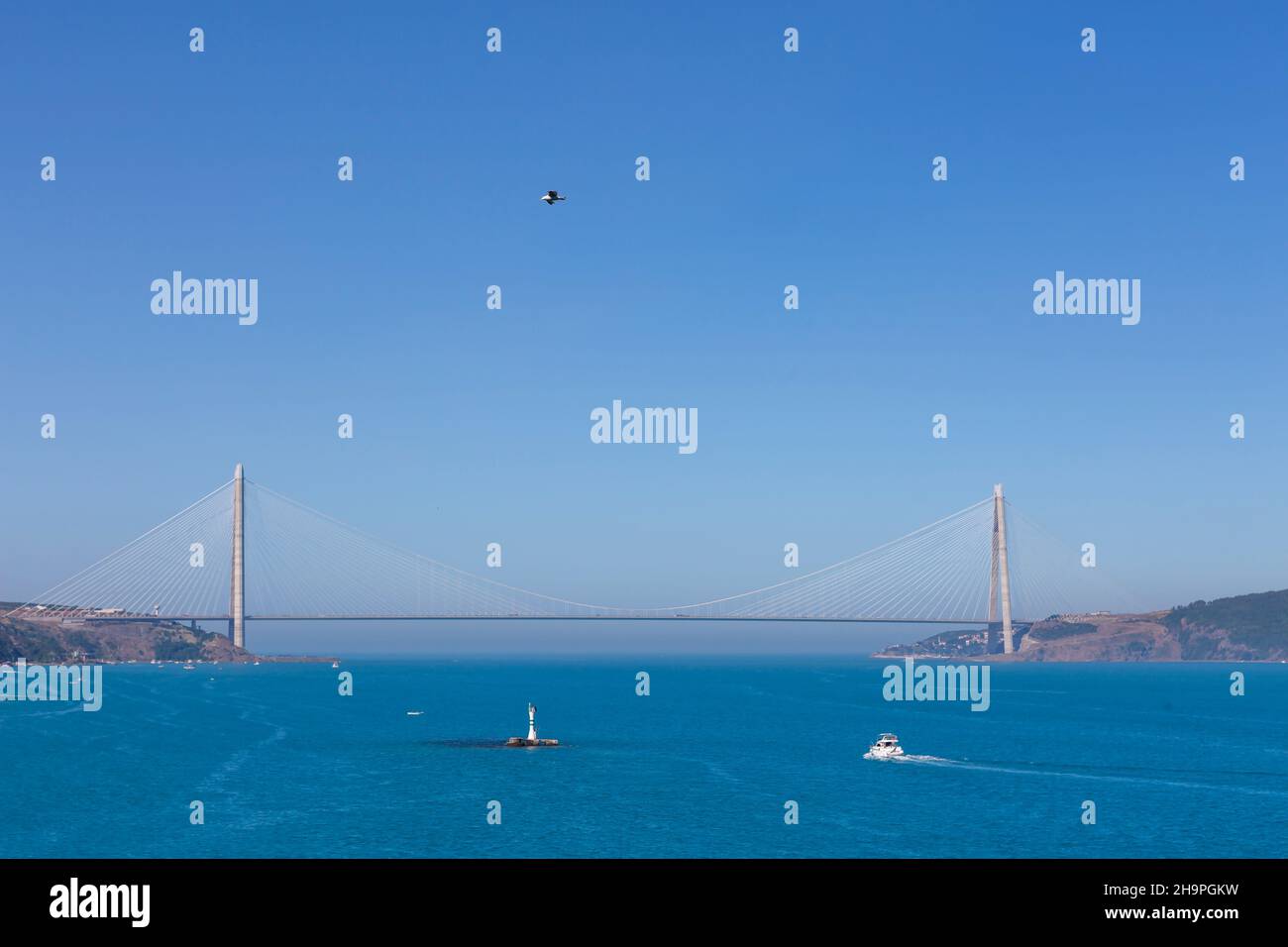 Third Bridge at Istanbul, Yavuz Sultan Selim Bridge Stock Photo - Alamy