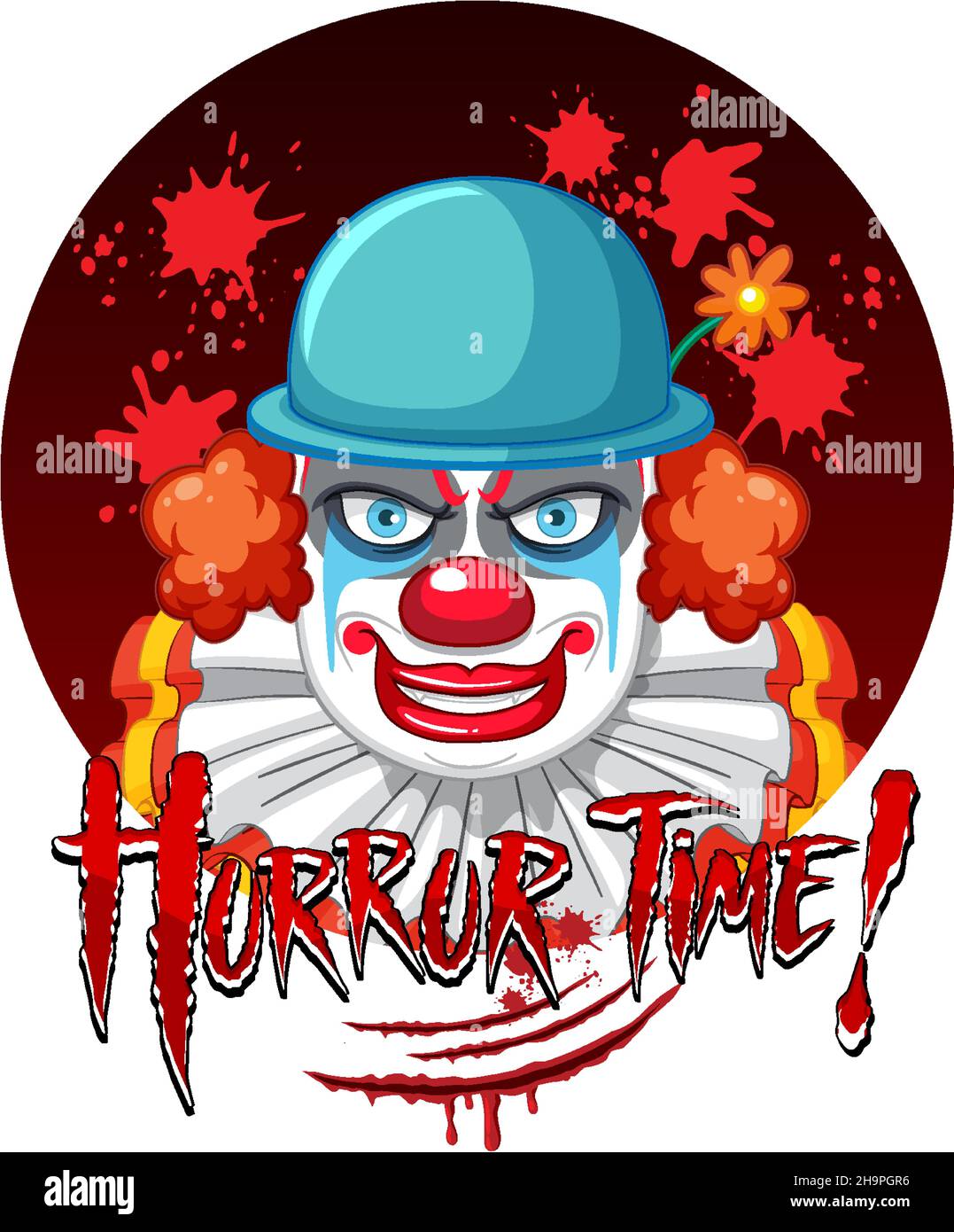 Scary frightening face eyes Cut Out Stock Images & Pictures - Alamy