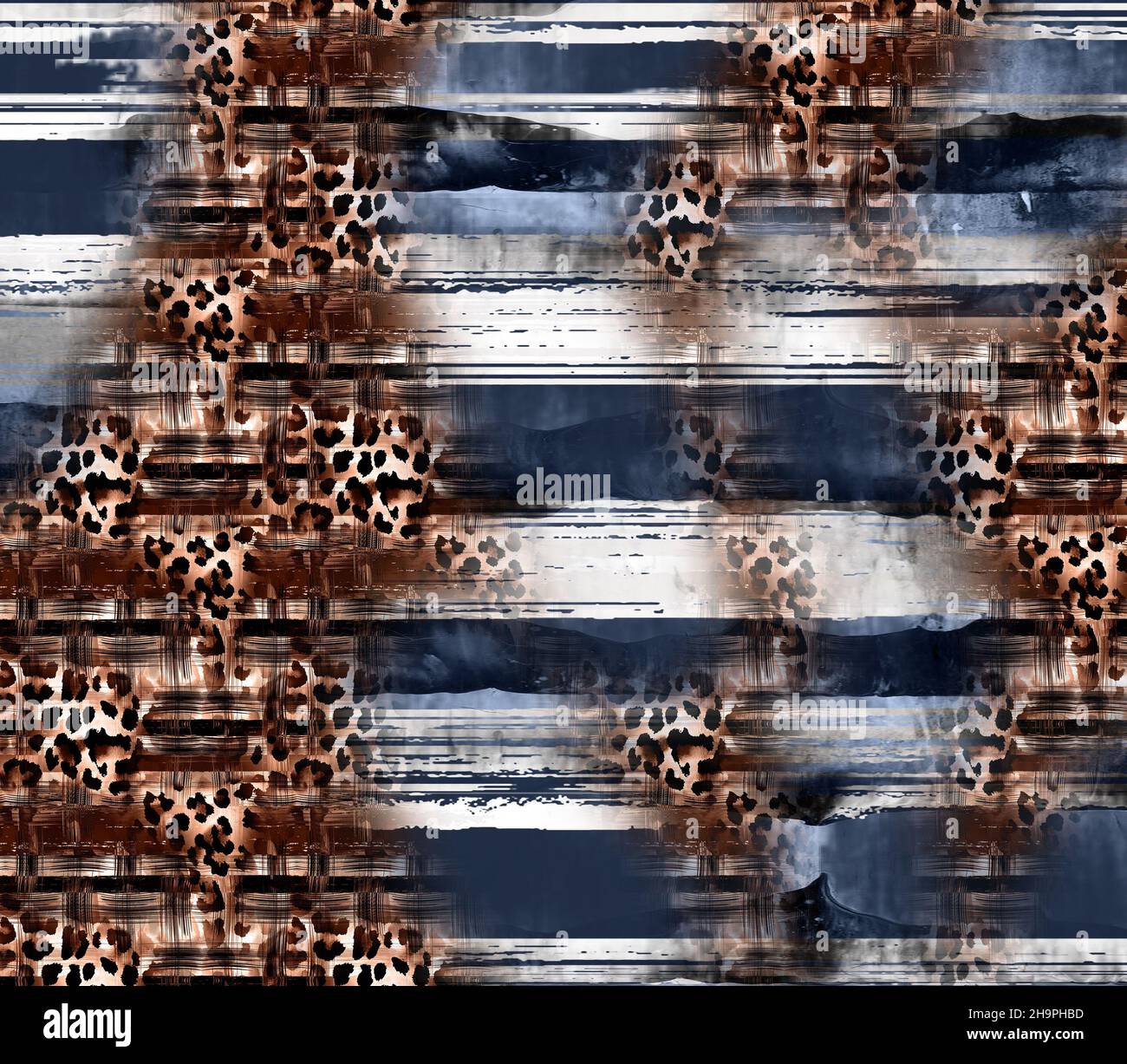 Hand Painting Abstract Watercolor Shibori Batik Circles Pattern ...