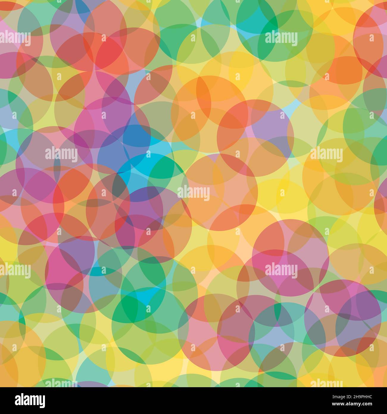 Multicolored background of transparent overlapping circles Stock Vector ...