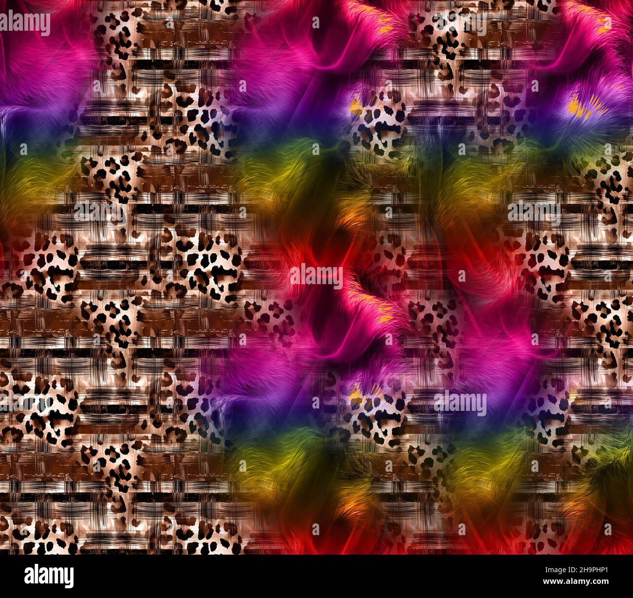 Hand Painting Abstract Watercolor Shibori Batik Circles Pattern ...