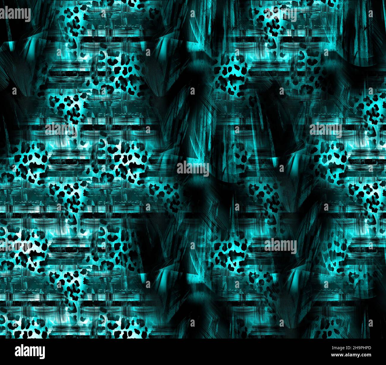 Hand Painting Abstract Watercolor Shibori Batik Circles Pattern ...