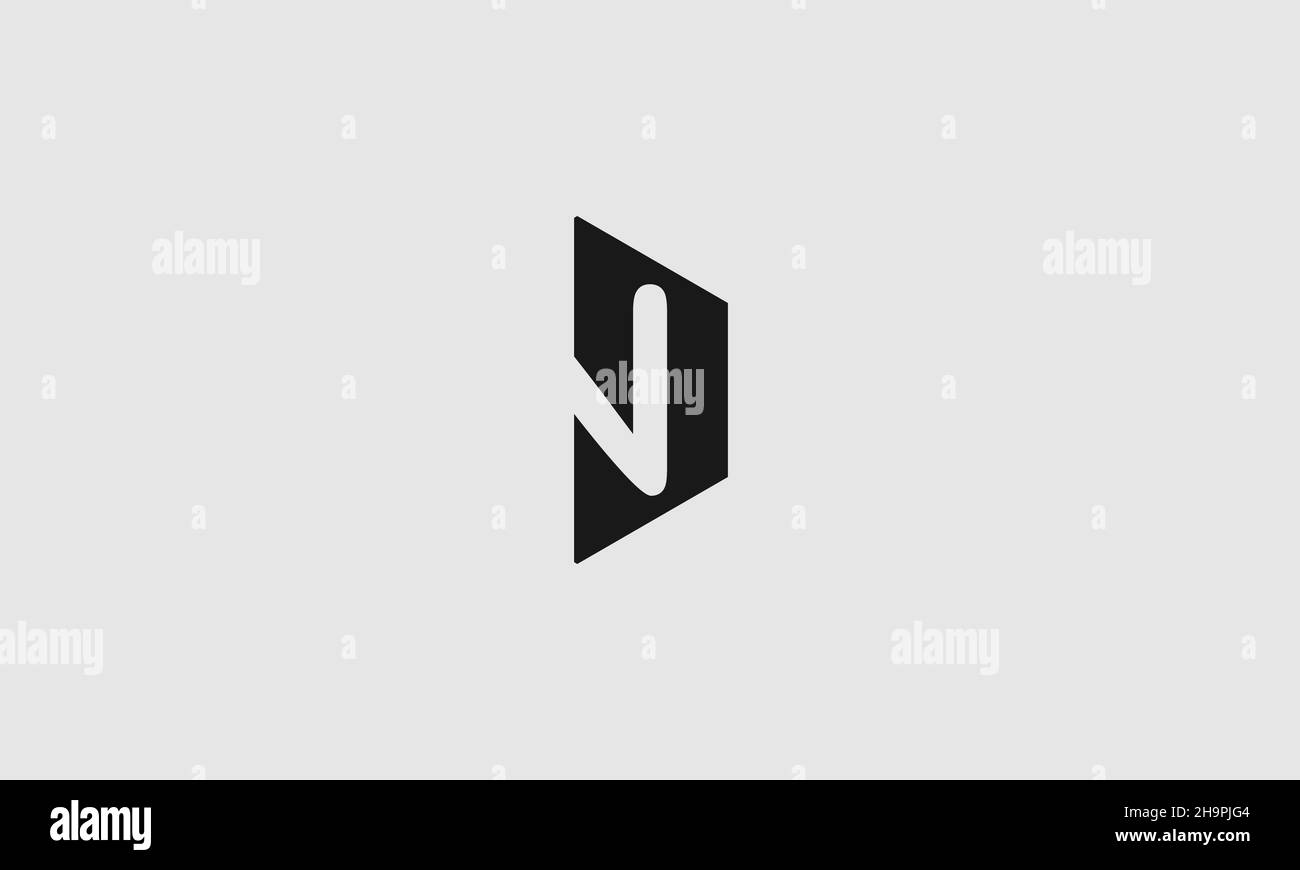 Uppercase banner letter N logo Vector illustration Stock Vector Image ...