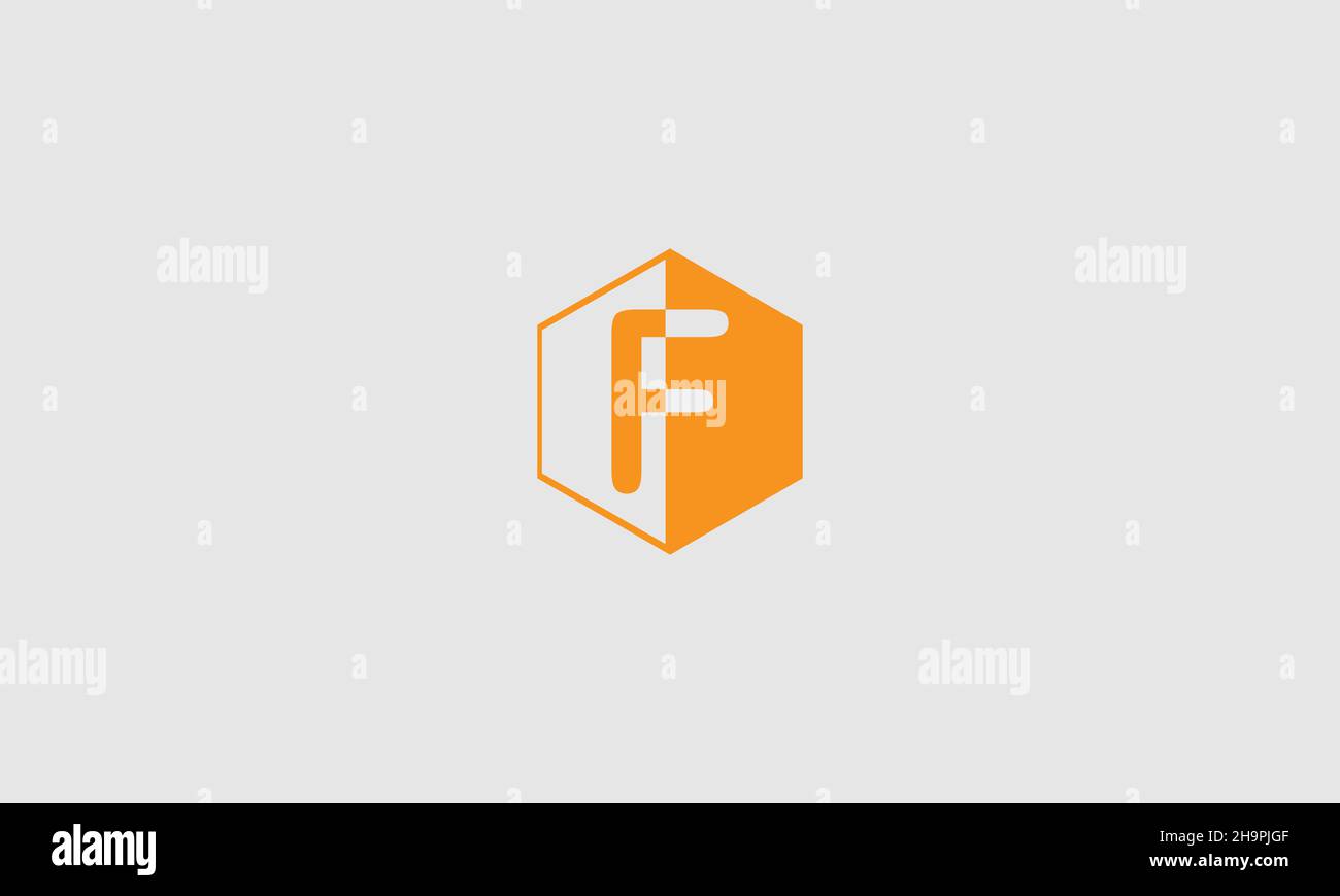 F logo vector hi-res stock photography and images - Alamy