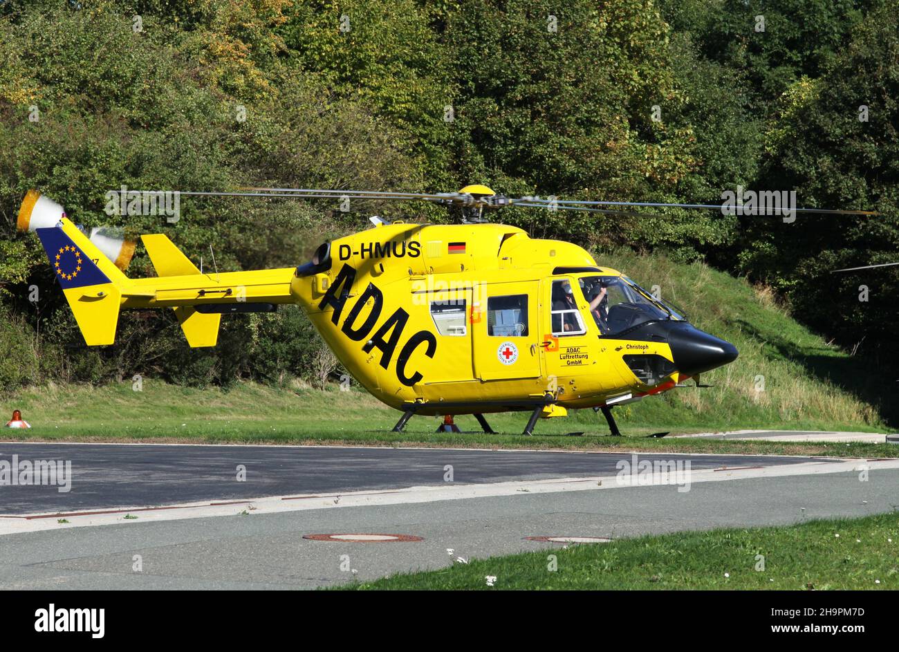 ADAC Rescue Helicopter Stock Photo - Alamy