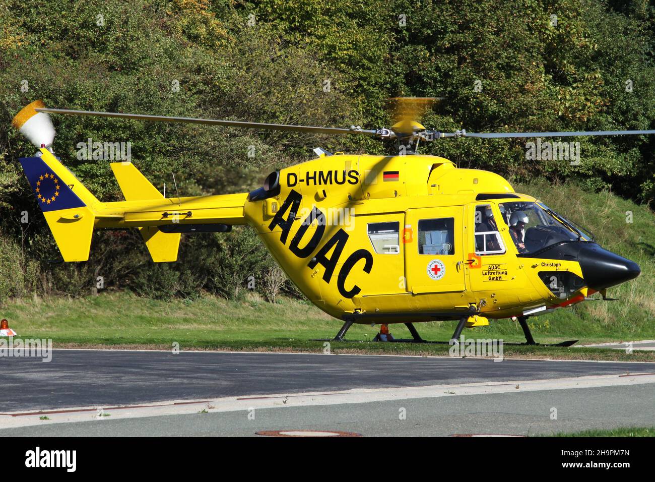 ADAC Rescue Helicopter Stock Photo - Alamy