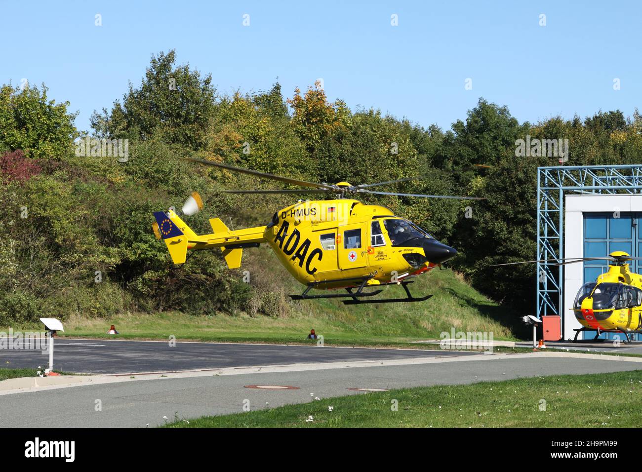 ADAC Rescue Helicopter Stock Photo - Alamy