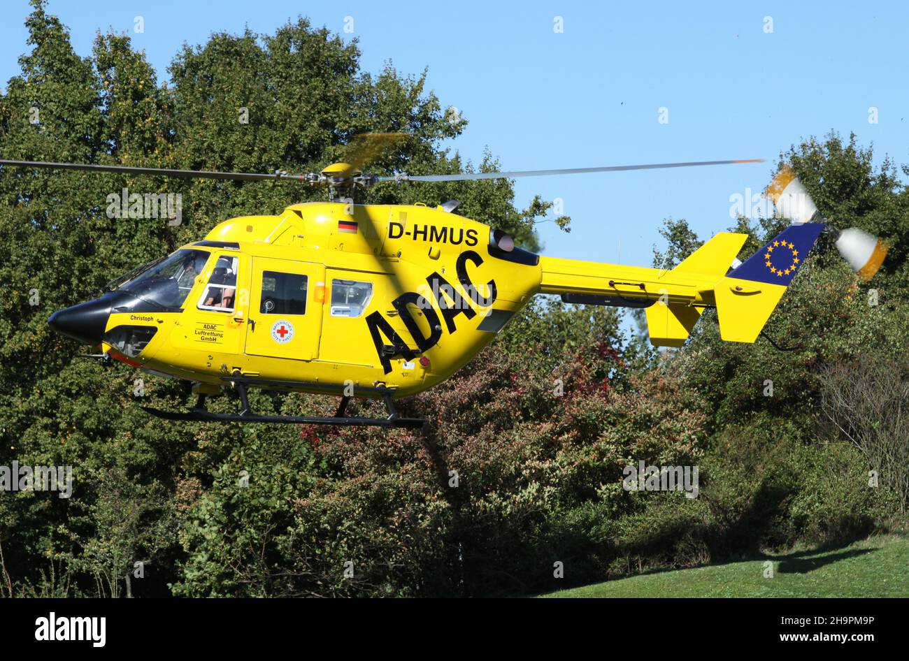 ADAC Rescue Helicopter Stock Photo - Alamy