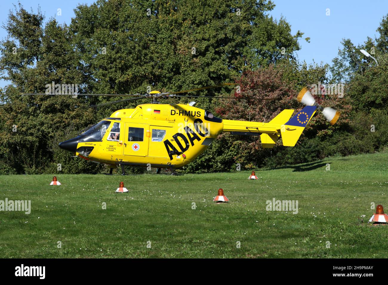 ADAC Rescue Helicopter Stock Photo - Alamy