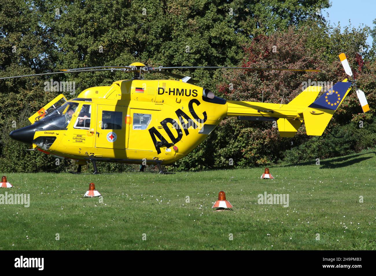 ADAC Rescue Helicopter Stock Photo - Alamy