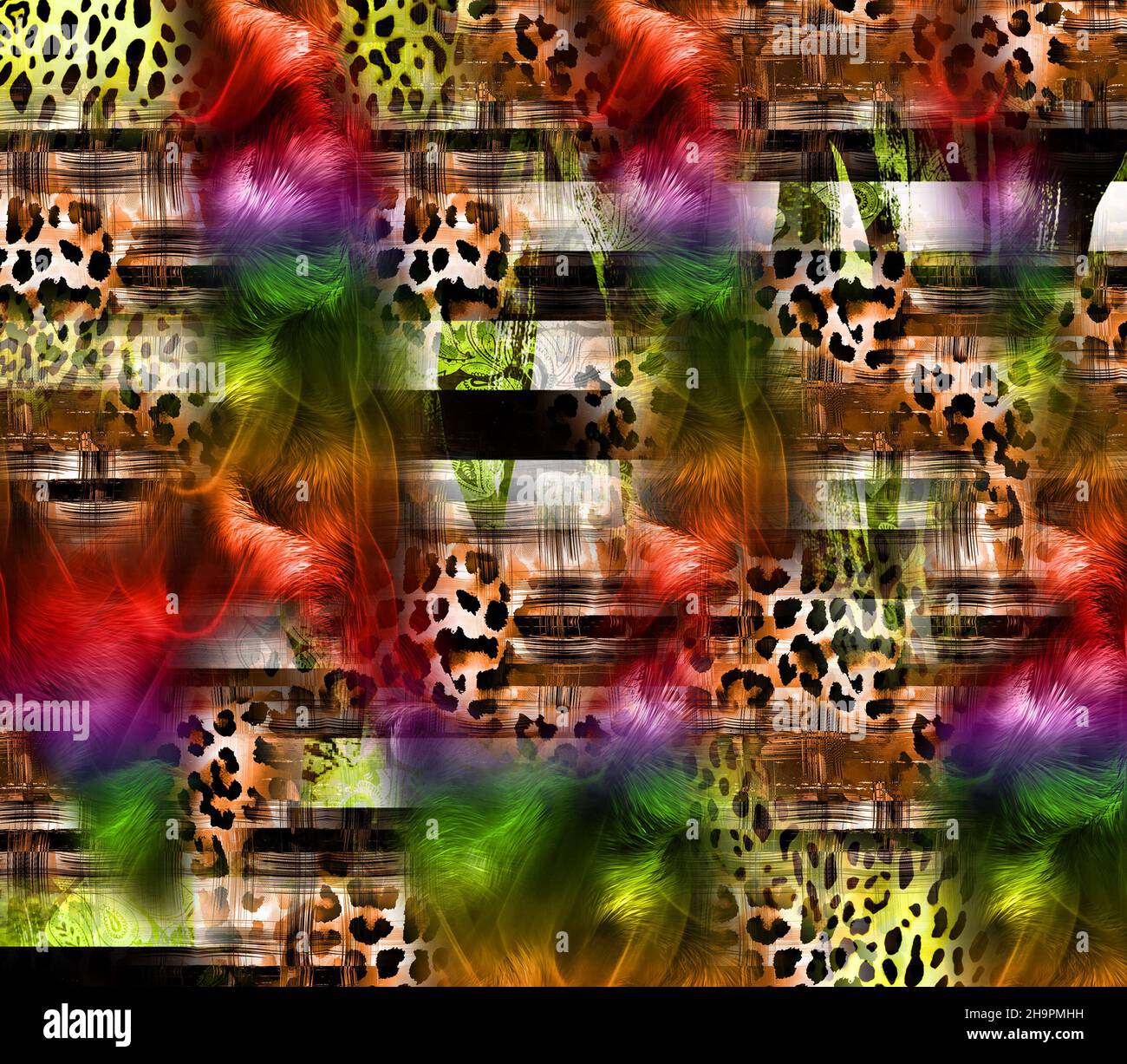 Print,African Animal Prints. Vintage Natural Pattern. Black Exotic ...